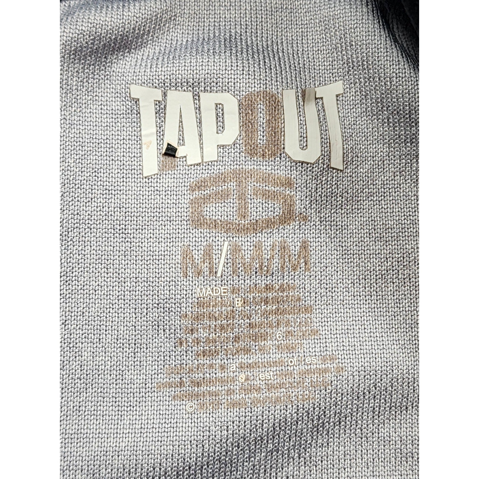 Tapout Hoodie Mens Medium Sleeveless Short Sleeve Pullover MMA Gym Swe ...