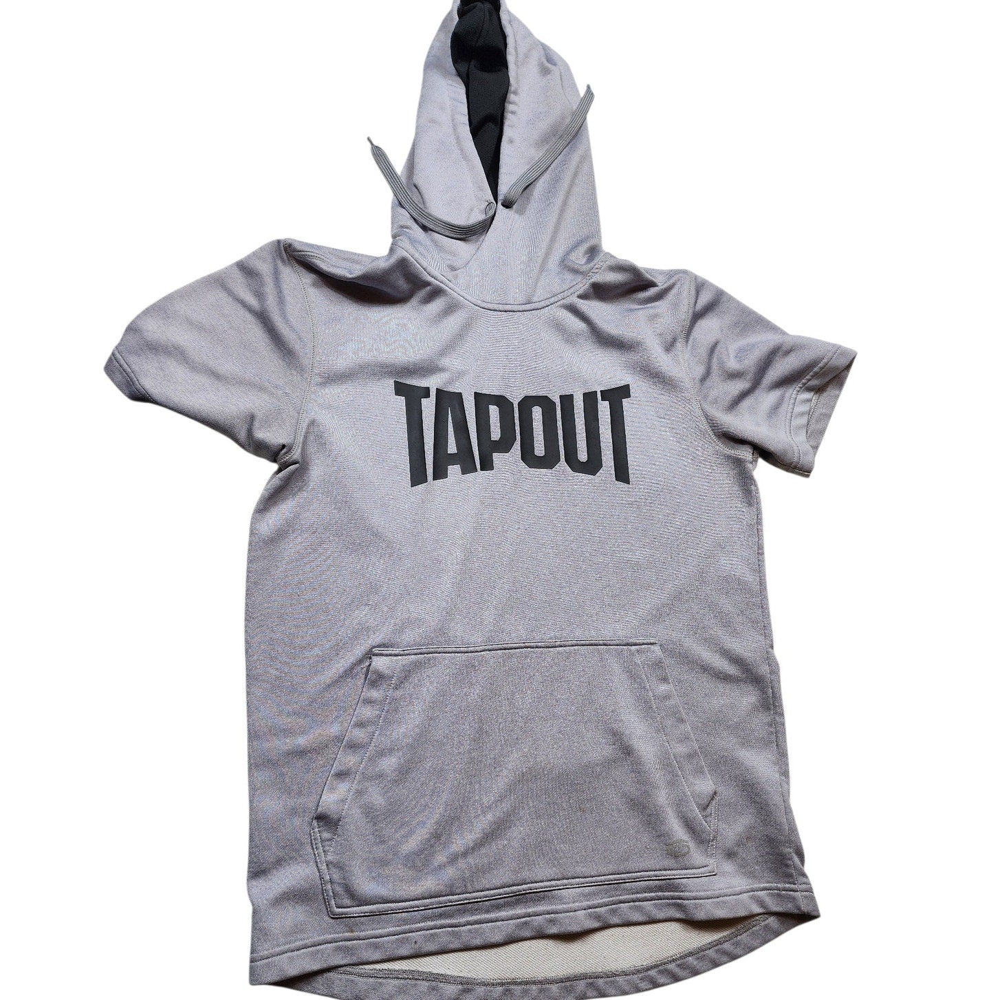 Tapout Hoodie Mens Medium Sleeveless Short Sleeve Pullover MMA Gym Swe ...